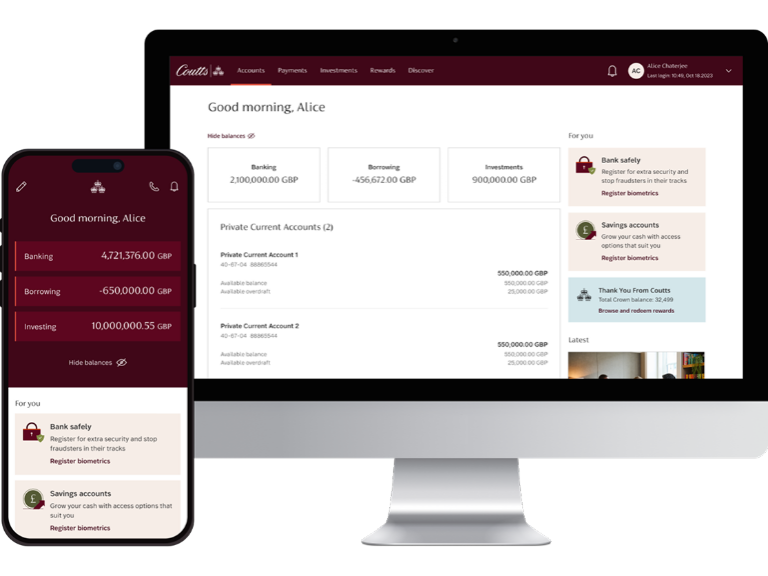 Log in to your account | Coutts